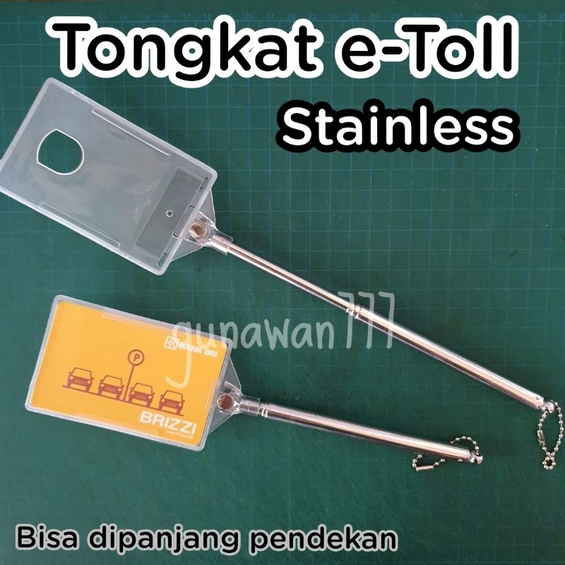 Jual Tongkat Toll e tol Stainless Telescopic Panjang Pendek | Shopee ...