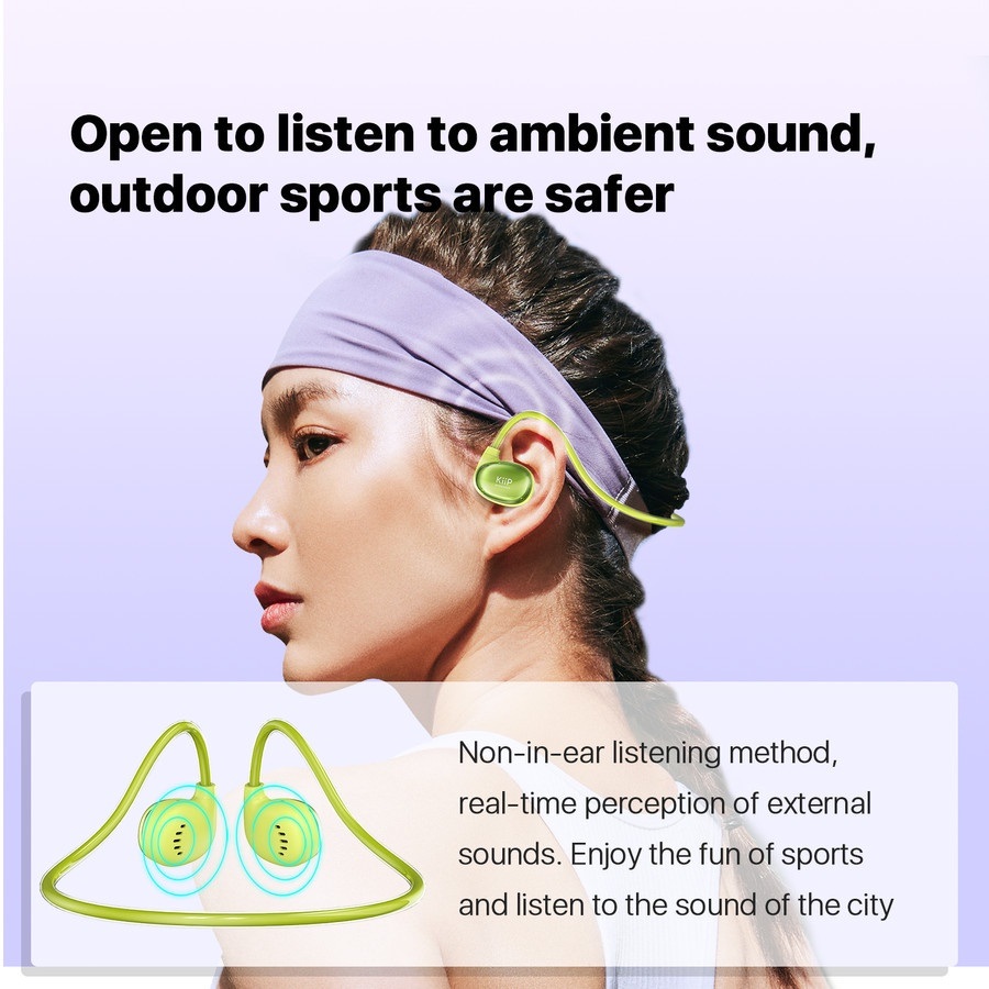 Jual KIIP Wireless DTH3 Headset Bluetooth 5.3 Earphone Over Ear Sport ...