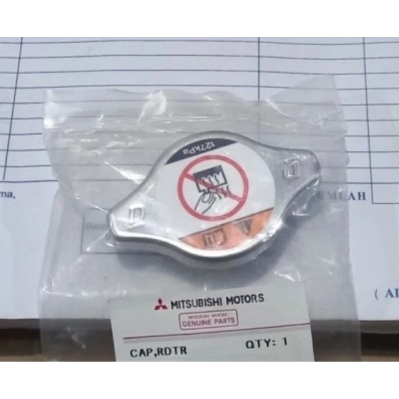 Jual tutup radiator pajero sport strada triton original Mitsubishi ...