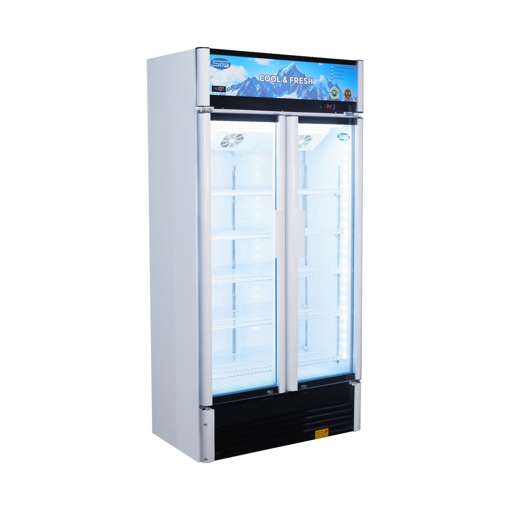 Jual Showcase Double Door Sanwoo SNW-635DD / Kulkas 2 pintu 5 rak | Shopee Indonesia