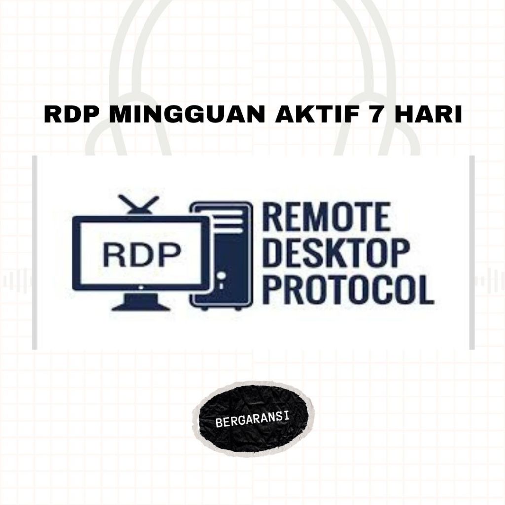Jual RDP MINGGUAN 2 core 4 gb ram 80 GB Storage. | Shopee Indonesia