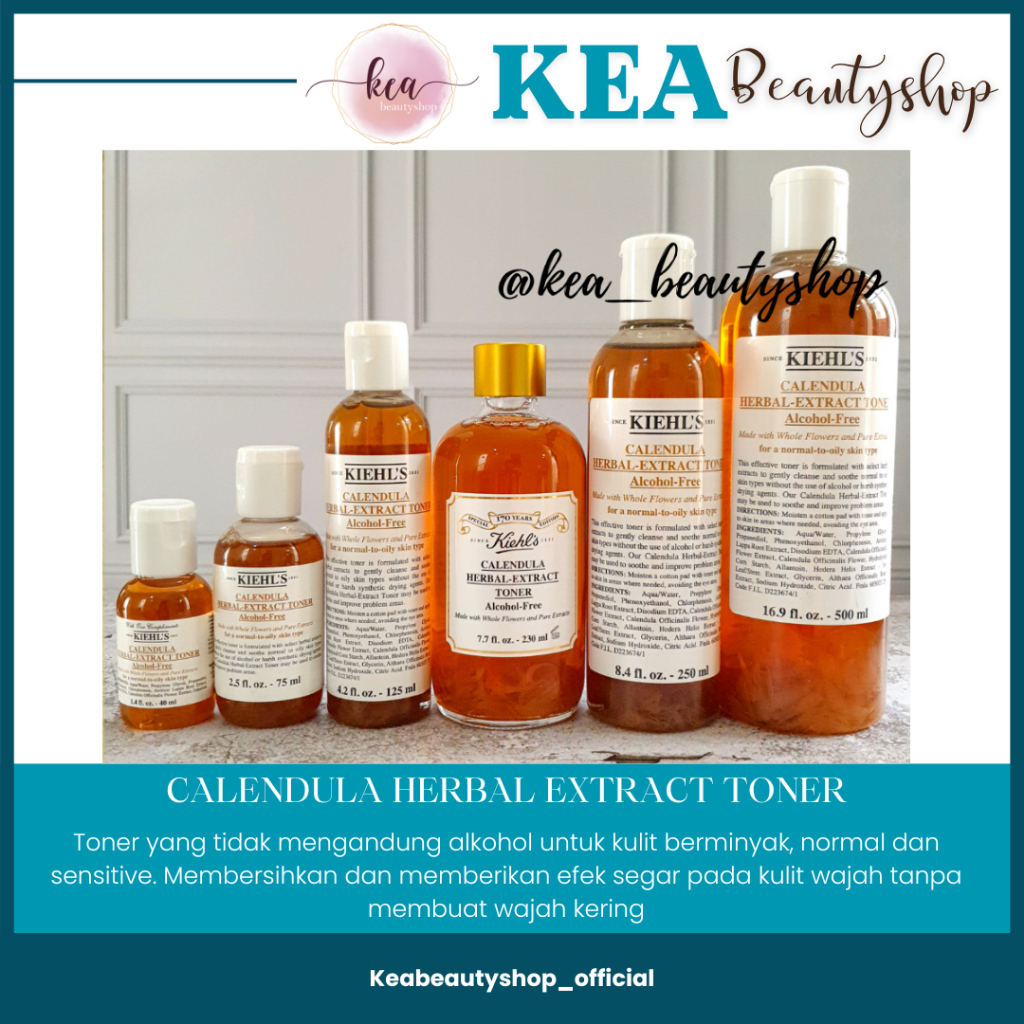 Jual CALENDULA HERBAL EXTRACT TONER | Shopee Indonesia