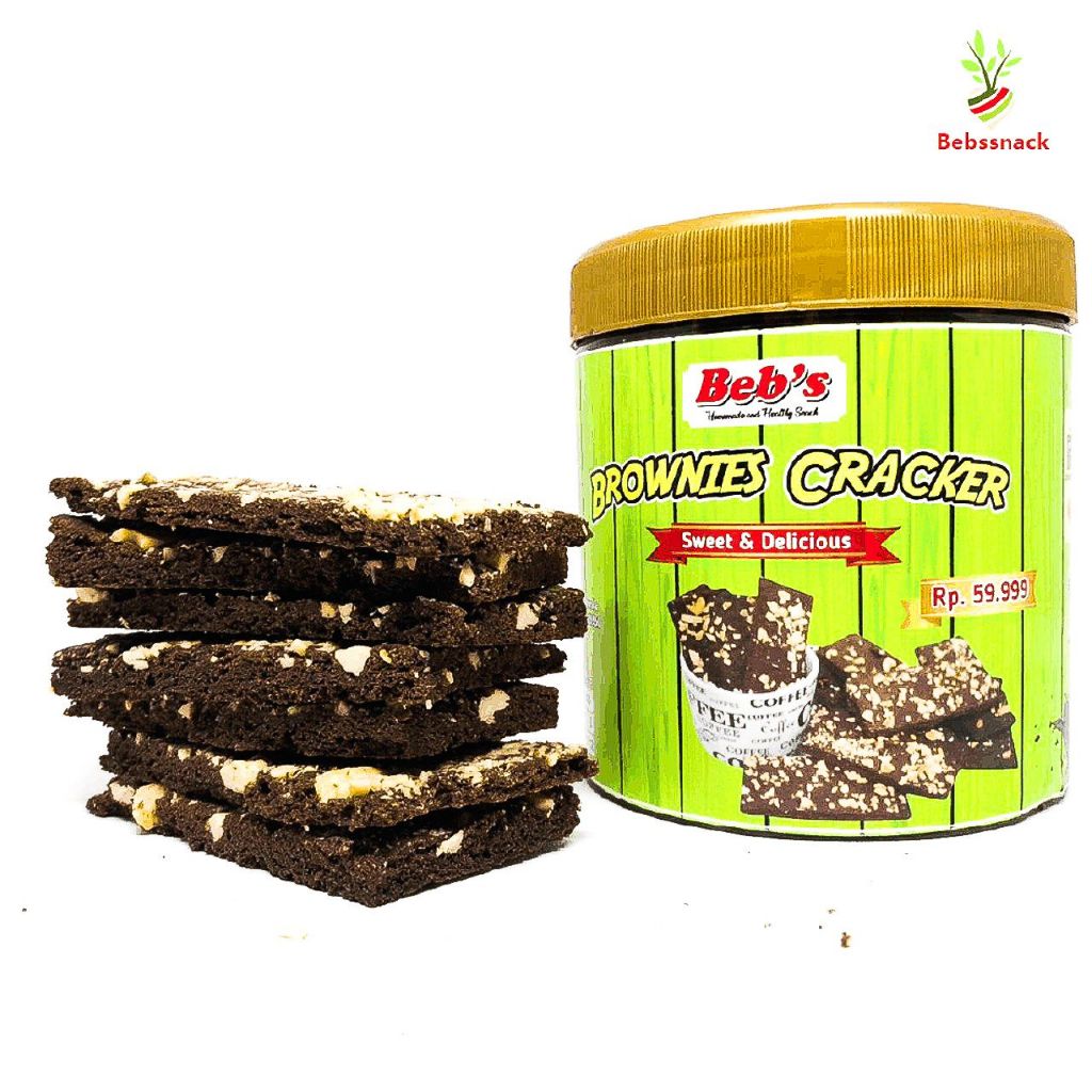 Jual Beb's Snack Brownies Cracker Mede | Brownies Kering Crispy ...