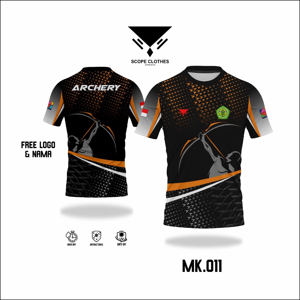 Jual Baju Kaos Olahraga Menembak | Jersey Army Archery Quick Dry Fit ...