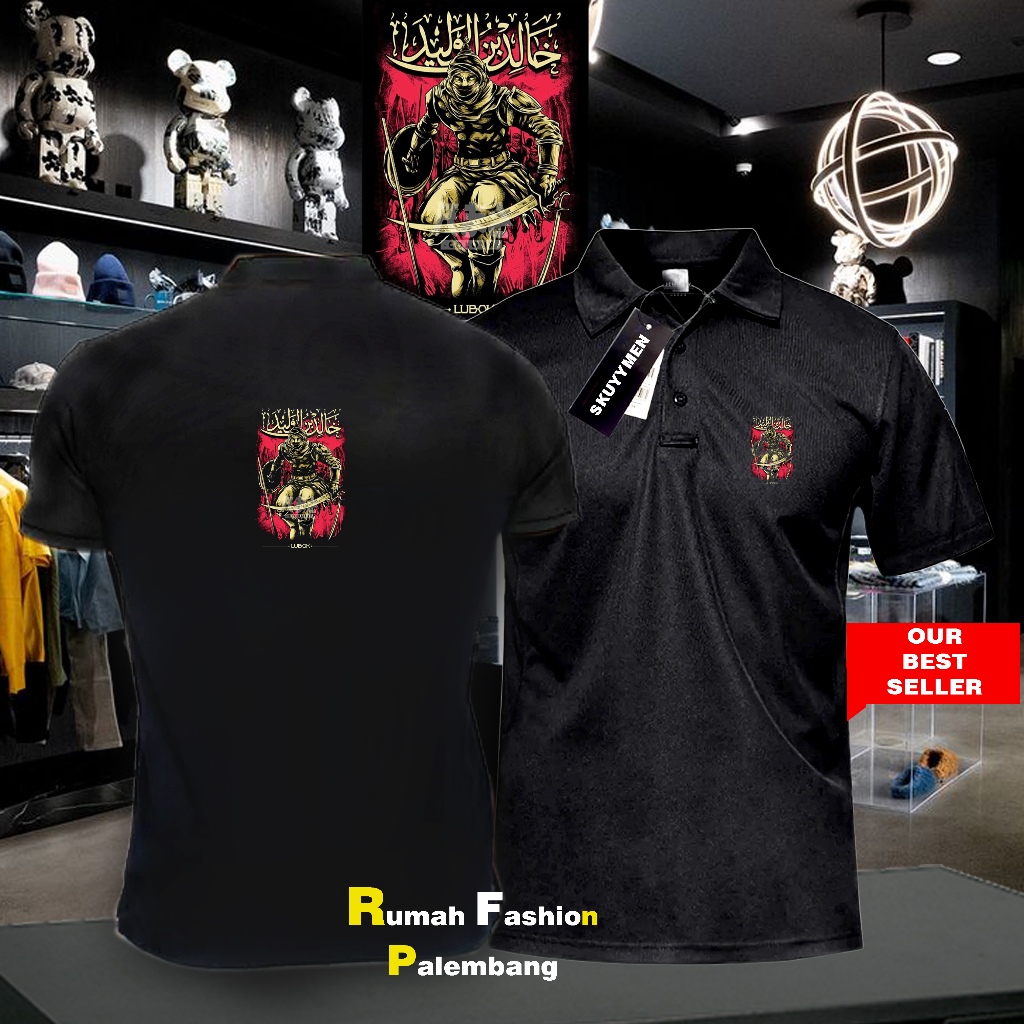 Jual Kaos Polo Tokoh Pejuang Islam Kaus Limited Edition Unisex Polo ...