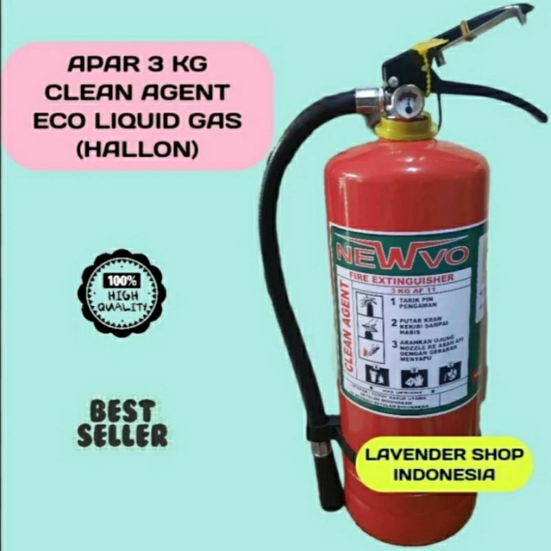 Jual Apar 3 kg Clean Agent Eco Liquid Gas / Apar 3 KG Hallon AF 11 ...