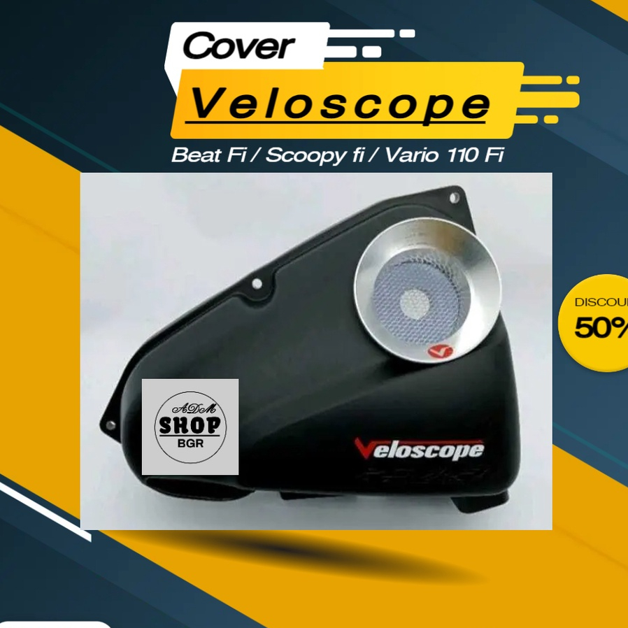 Jual Veloscope Tutup Cover Filter Beat Fi/Scoopy fi/Vario 110 Fi Oxygen ...