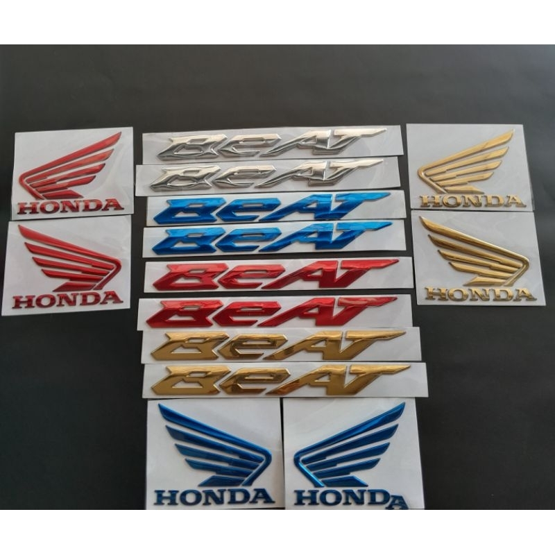 Jual bisa cod stiker emblem ori standar honda emblem logo wing sayap ...