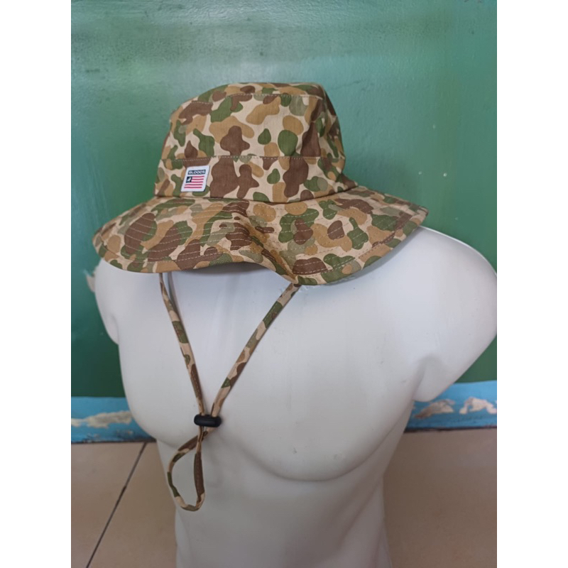 Jual Bucket Hat Topi Army Loreng Motif AUSCAM Bunny Camo Australia ...