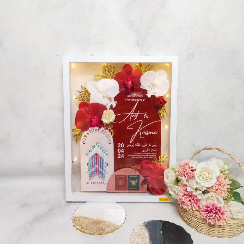 Jual MAHAR DOME ORCHID 33x43 / MAHAR MURAH / Mahar Pernikahan / Anggrek ...