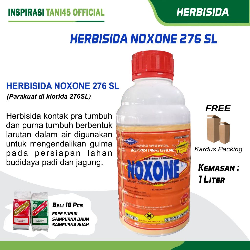 Jual Herbisida Noxone Kemasan 1 liter/Bisa COD Noxone Kemasan 1 liter ...