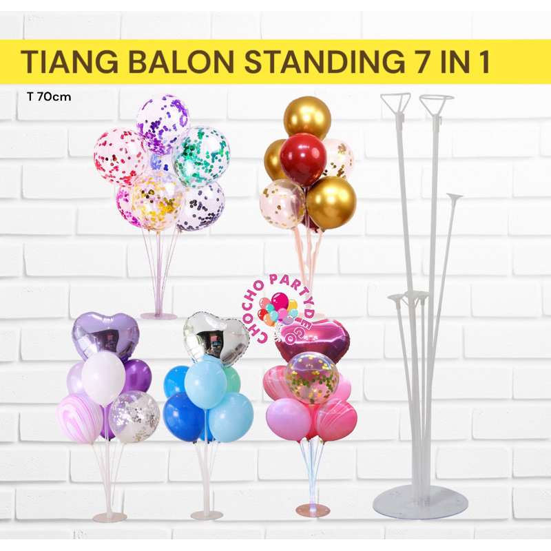 Jual Tiang Balon Standing 7 In 1 / Tiang Dekorasi Ulang Tahun | Shopee ...