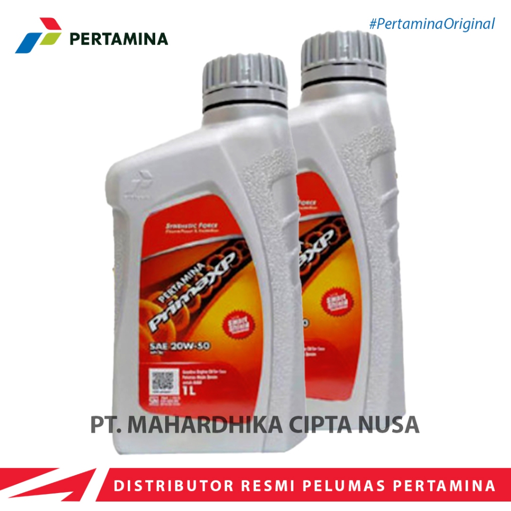Jual Prima XP 20W-50 1L Original Pertamina | Shopee Indonesia