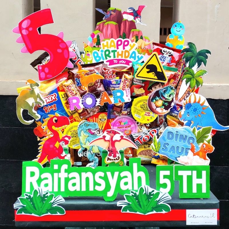 Jual [SIAP KIRIM CEPAT] Snack Tower Mading Snack Ulang Tahun (Large ...