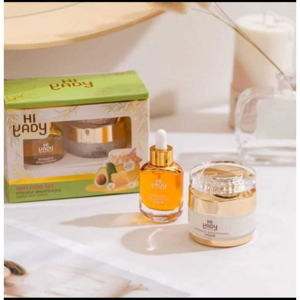 Jual Hi Yady Beauty Intensive Brightening Cream Dan Serum | Shopee ...