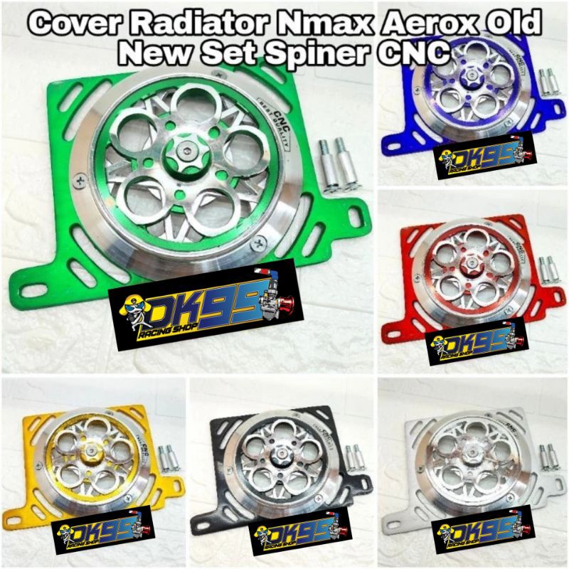 Jual Cover radiator set spiner spinner motif Bulat cnc yamaha Nmax ...