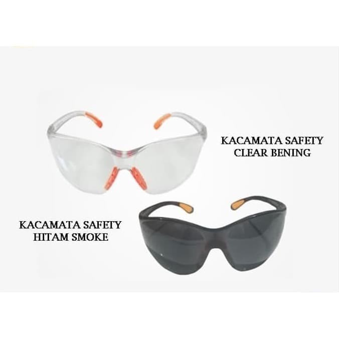 Jual Kacamata safety proyek kacamata kerja laboratorium medis | Shopee ...