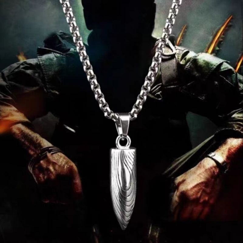 Jual KALUNG TITANIUM PRIA LIONTIN PLRU ANTI KARAT TIDAK LUNTUR | Shopee ...