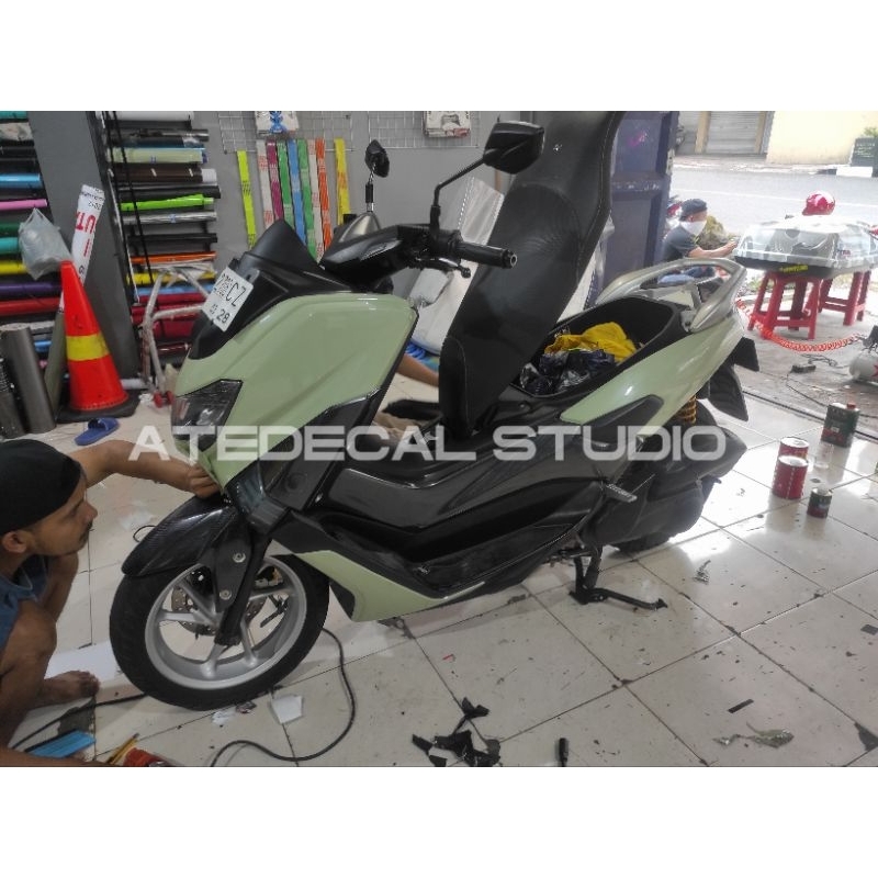 Jual stiker Decal Full body Yamaha Nmax warna Hijau sage premium ...