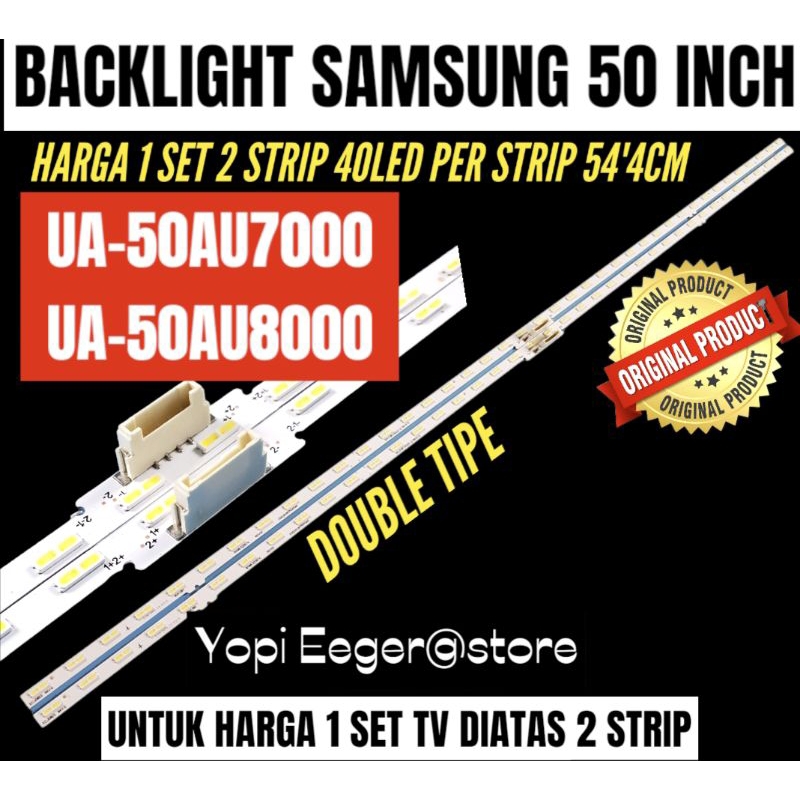 Jual BACKLIGHT TV LCD LED SAMSUNG 50 INCH UA-50AU7000- UA-50AU8000 BACKLIGHT TV SAMSUNG 50 INCH ...