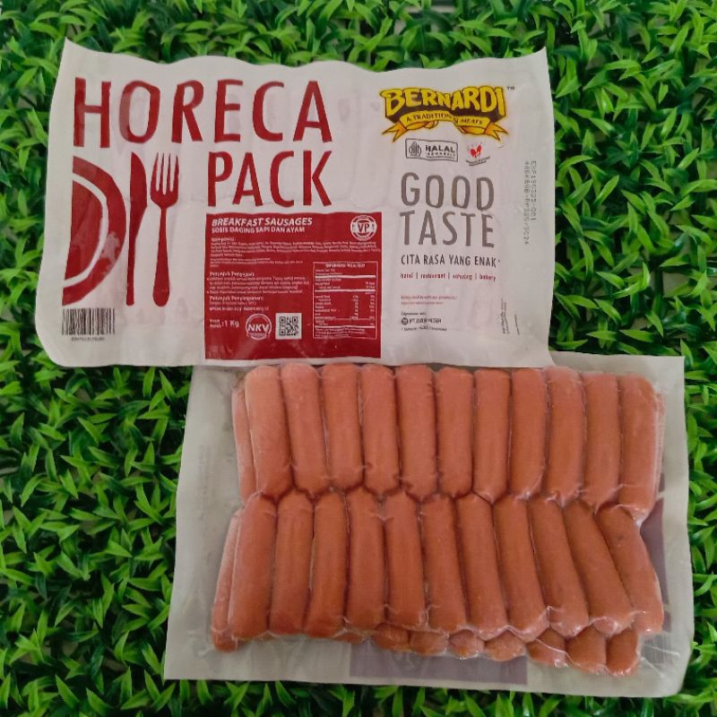 Jual Bernardi Horeca Pack Sosis Sapi & Ayam VP - 1 kg | Shopee Indonesia