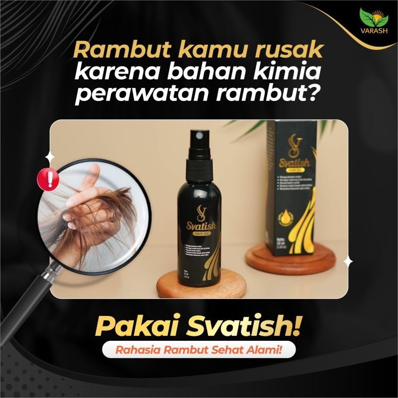 Jual SVATISH HAIR OIL ORIGINAL DARI VARASH, svatish minyak rambut ...