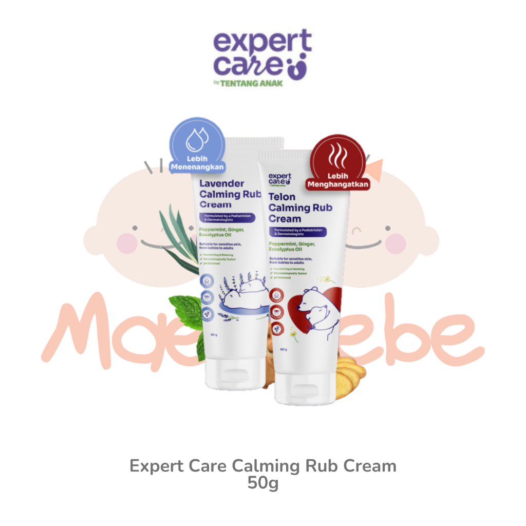 Jual [PROMO] Expert Care Calming Rub Cream Aroma Telon & Lavender Krim ...