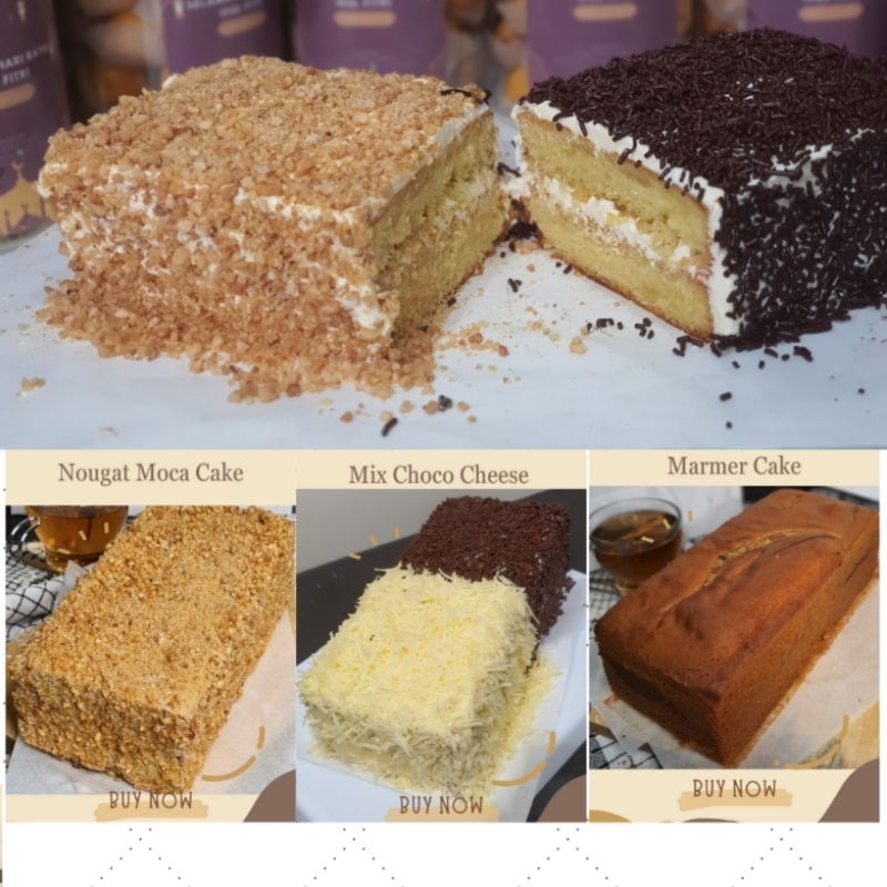 Jual Ori Cake Bolu Jadul Mix Rasa Bolu Coklat Keju Butter Cake Bolu ...