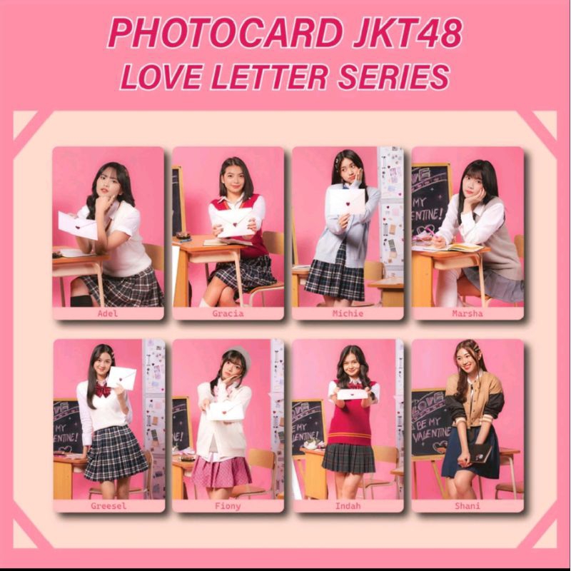 Jual PHOTOCARD JKT48 LOVE LETTER SERIES UNOFFICIAL HARGA PER 1 PC,2 SISI | Shopee Indonesia