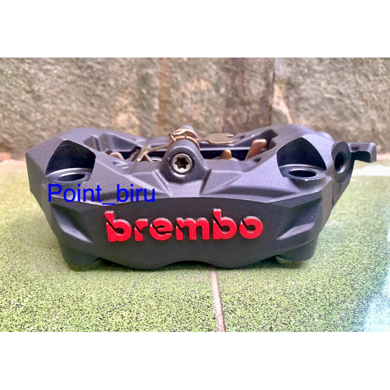 Jual kaliper Brembo M4 32 monoblok 4 Piston, pitch 100mm ( kanan ) 100% original | Shopee Indonesia