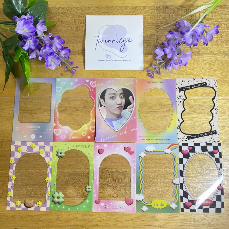 Jual [DAISO KOREA] SHARING PHOTOCARD FRAME - Cute Version | Shopee ...
