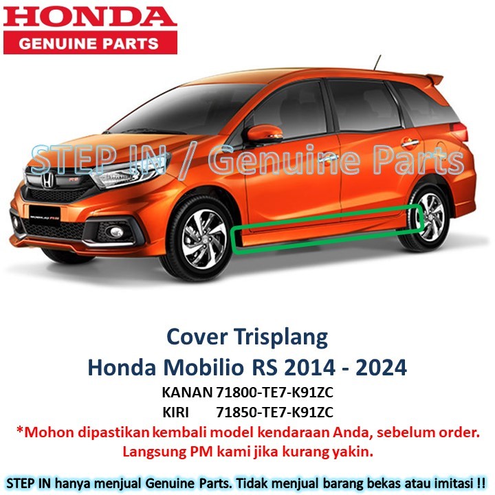 Jual Cover Trisplang Satuan KANAN KIRI satuan Side Skirt Honda MOBILIO ...