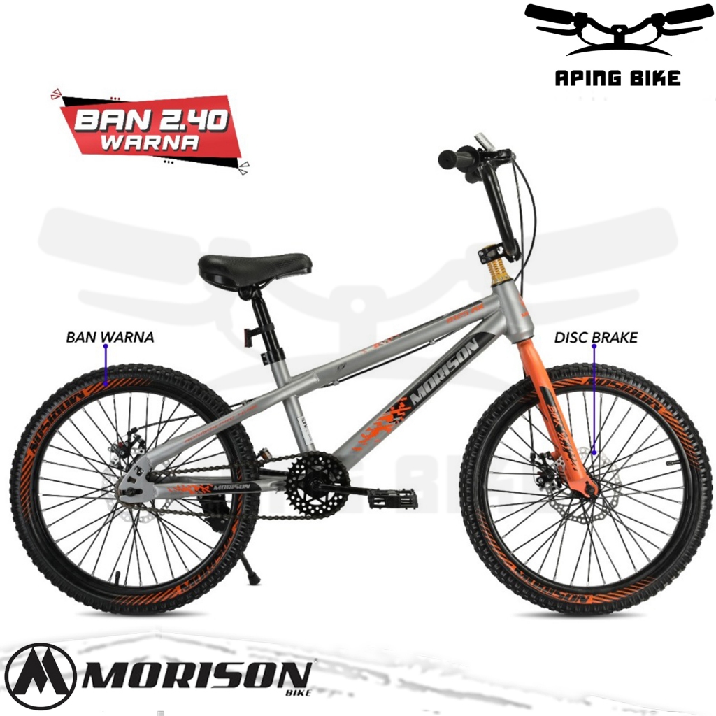 Jual Sepeda Morison MS-8125AX DB 20 Sepeda BMX Anak REM CAKRAM (DISC ...