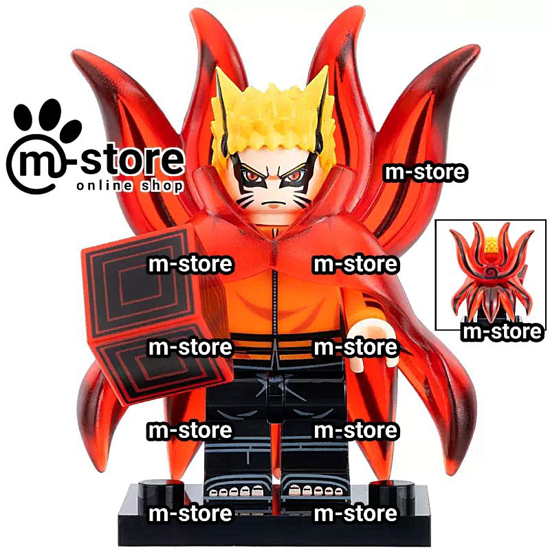 Jual brick naruto uzumaki baryon mode mini toy figure | Shopee Indonesia