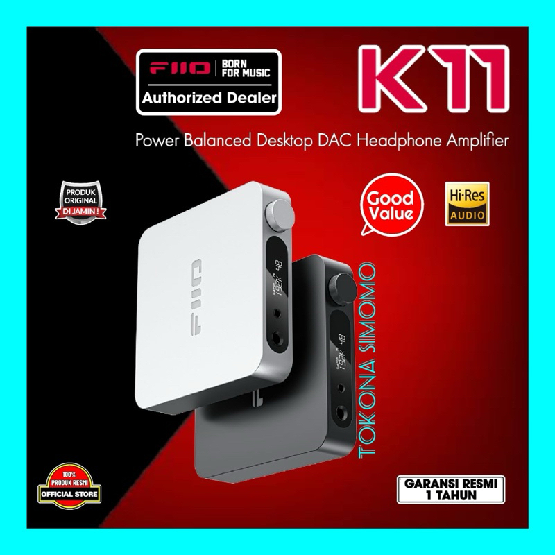 Jual Fiio K11 Power Balanced Desktop DAC Headphone Amplifier 1400W | Shopee Indonesia