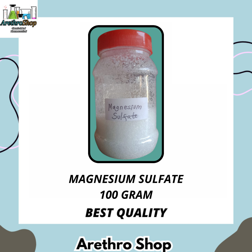 Jual MAGNESIUM SULFATE / MAGNESIUM SULFAT 100 GRAM BEST SELLER | Shopee Indonesia