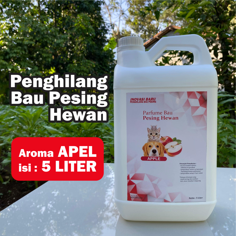 Jual SPRAY PENGHILANG BAU PESING HEWAN APEL 5 Liter | Shopee Indonesia