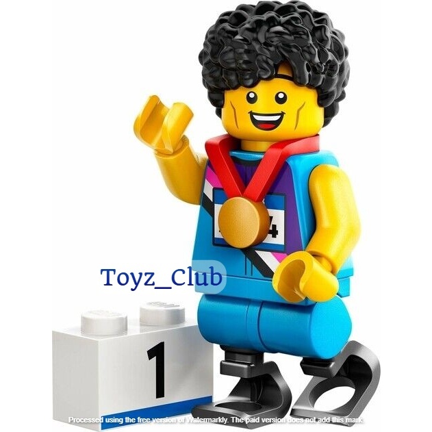 Jual LEGO Minifigures 71045 Series 25 - Sprinter Minifigure Seri No 4 ...
