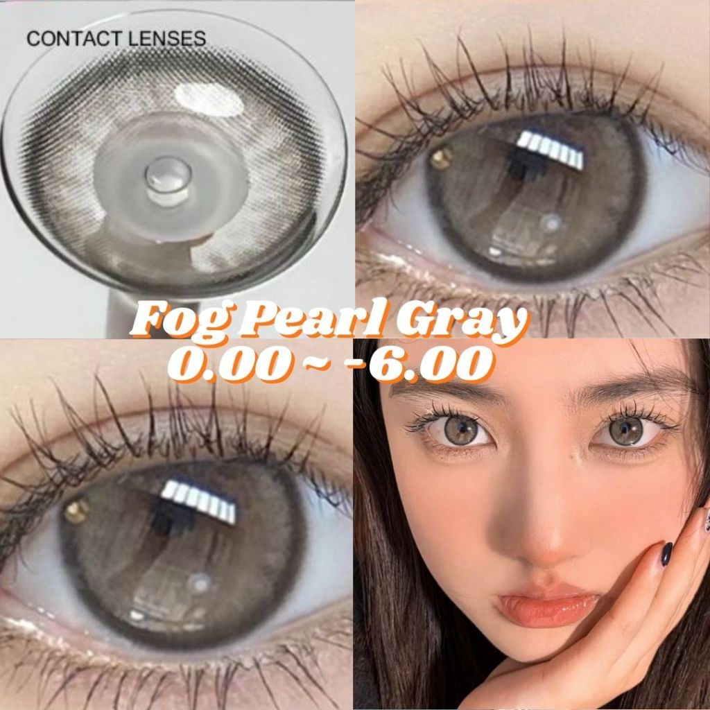 Jual [MINUS 0.00~- 6.00] MYSTICEYES SOFTLENS FOG PEARL SERI GRAY LENSA ...