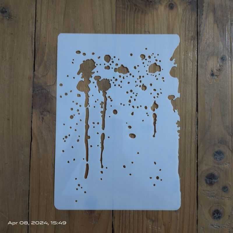 Jual Stencil Splat Airbrush | Uk A5, A4 | Shopee Indonesia