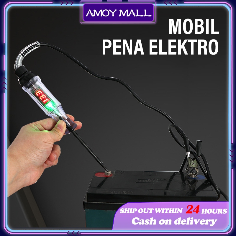 Jual Tespen Digital DC Tester Testpen Kelistrikan Listrik Mobil Motor ...