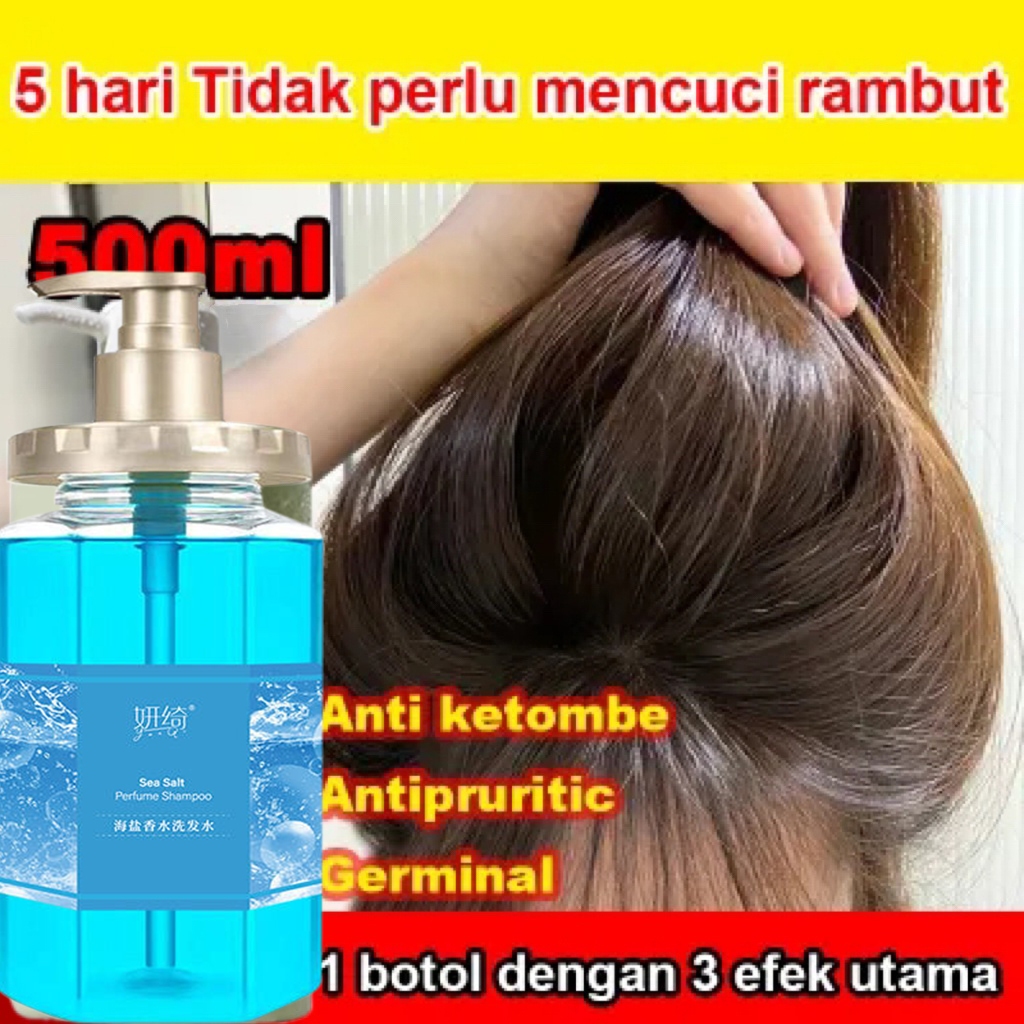 Jual Shampo Anti Ketombe sampo anti ketombe dan anti rambut rontok Sea Salt Shampoo 500ml Anti ...