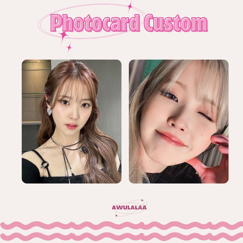 Jual AWULALAA photocard custom / kpop photocard cetak murah / bts ...
