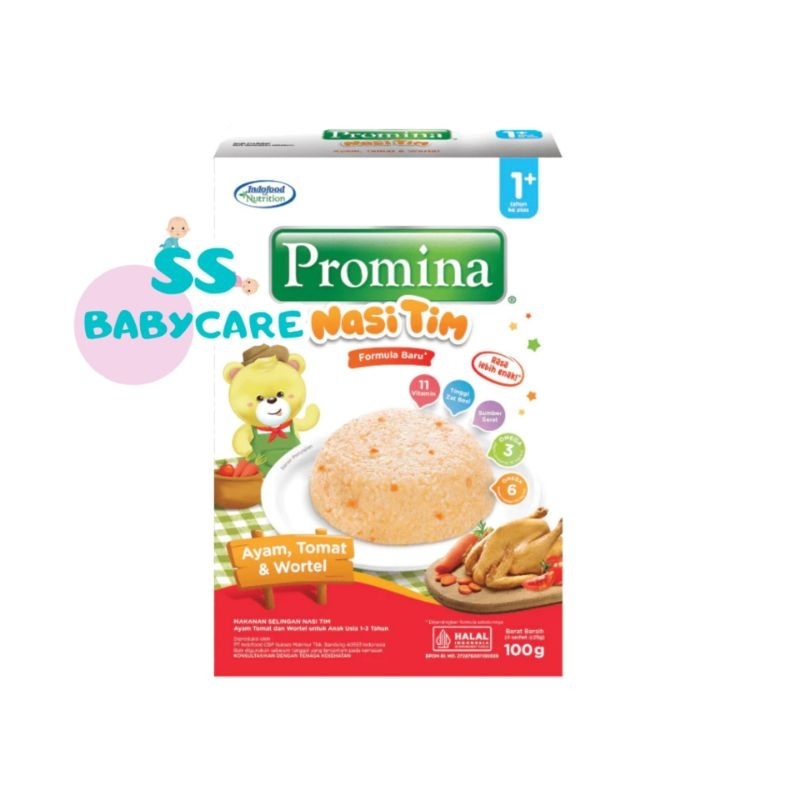 Jual Promina Nasi Tim Ayam Tomat Wortel 1th+ 100gr | Shopee Indonesia
