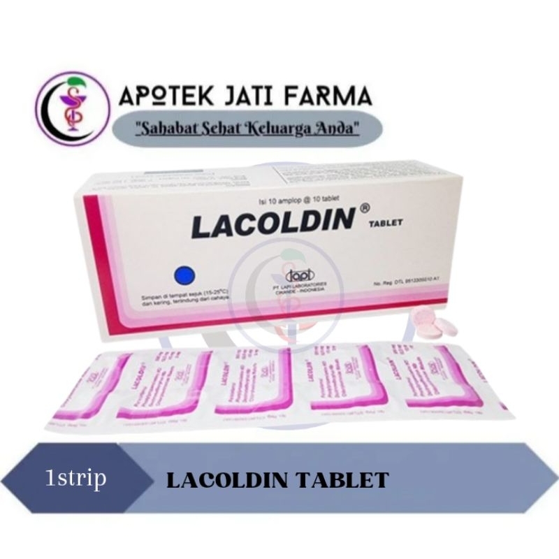 Jual LACOLDIN TABLET 1strip | Shopee Indonesia