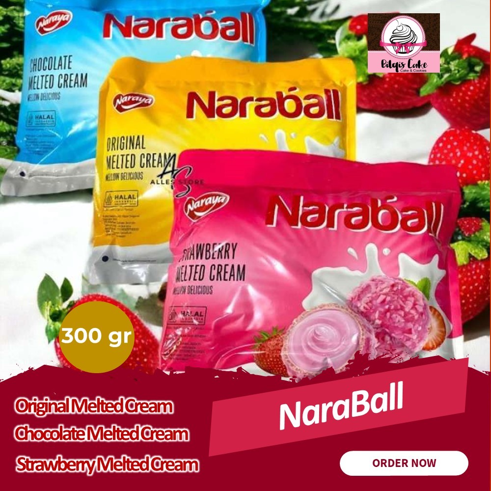 Jual Naraya Naraball Original, Chocolate & Strawberry Melted Cream 300 ...