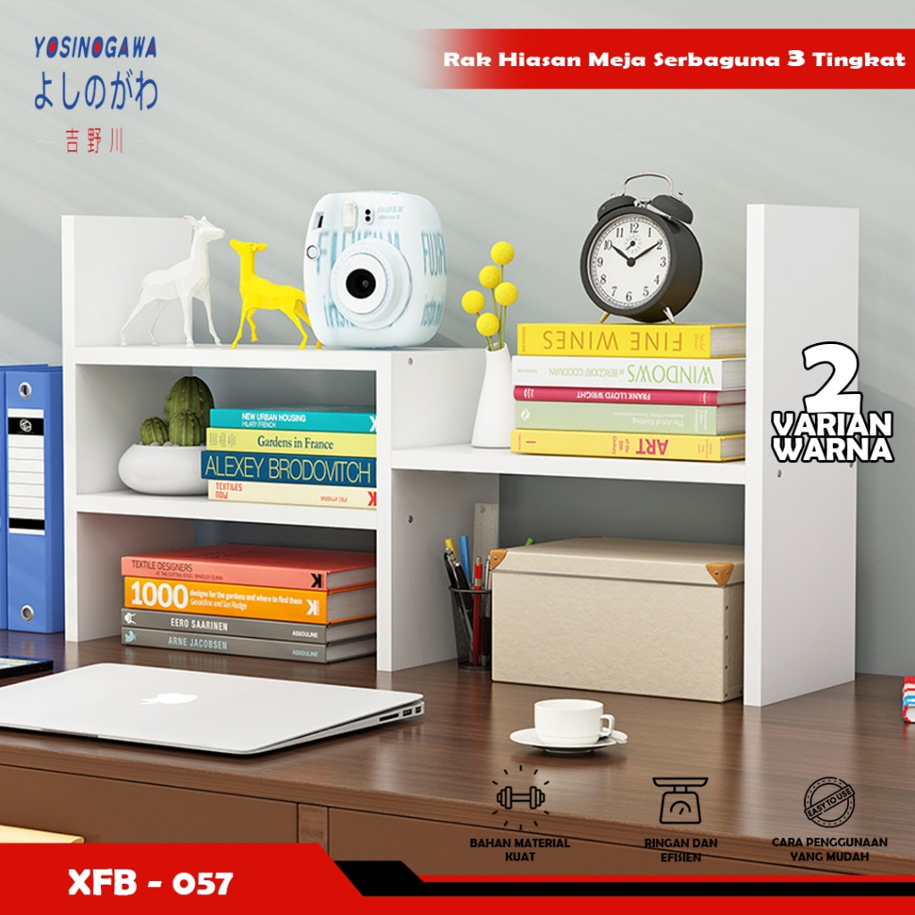 Jual Rak Buku Minimalis Rak Meja Kantor Serbaguna Model Modern ...