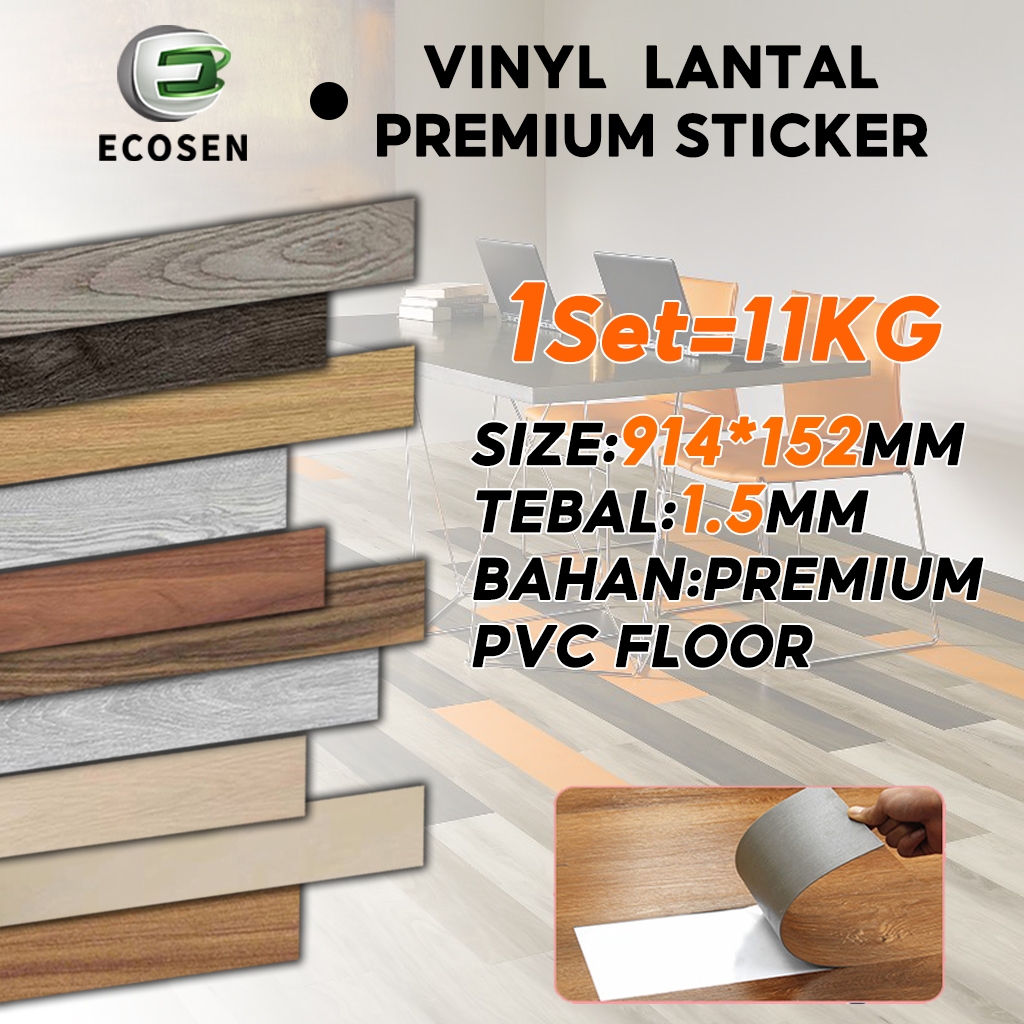 Jual ECOSEN Vinyl Stiker Lantai Kayu Vinyl Lantai Vynil Lantai Kayu 91. ...
