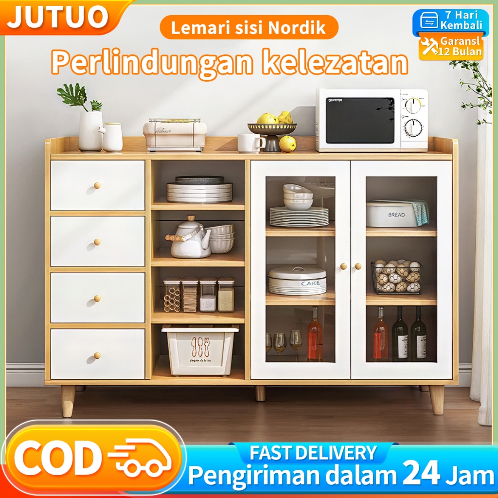 Jual JT Rak Piring Tertutup / Rak Dapur / Rak Susun Serbaguna / Lemari Piring / Rak Penyimpanan ...