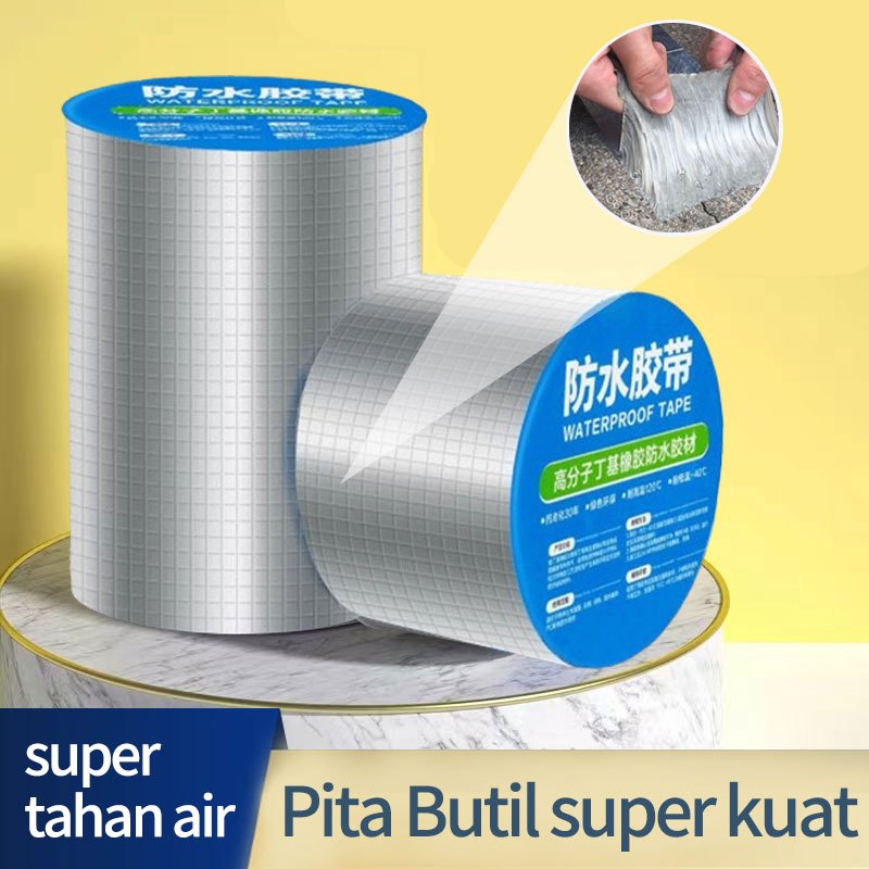 Jual LAKBAN ANTI BOCOR Anti Bocor Butil Aluminium super kuat aluminium foil tapeAnti Bocor ...